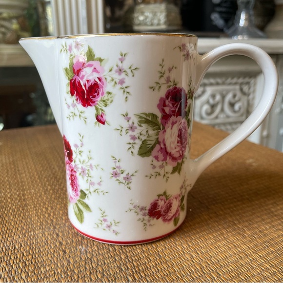 Grace Teaware | Dining | Grace Teaware White Pink Rose Floral Small ...